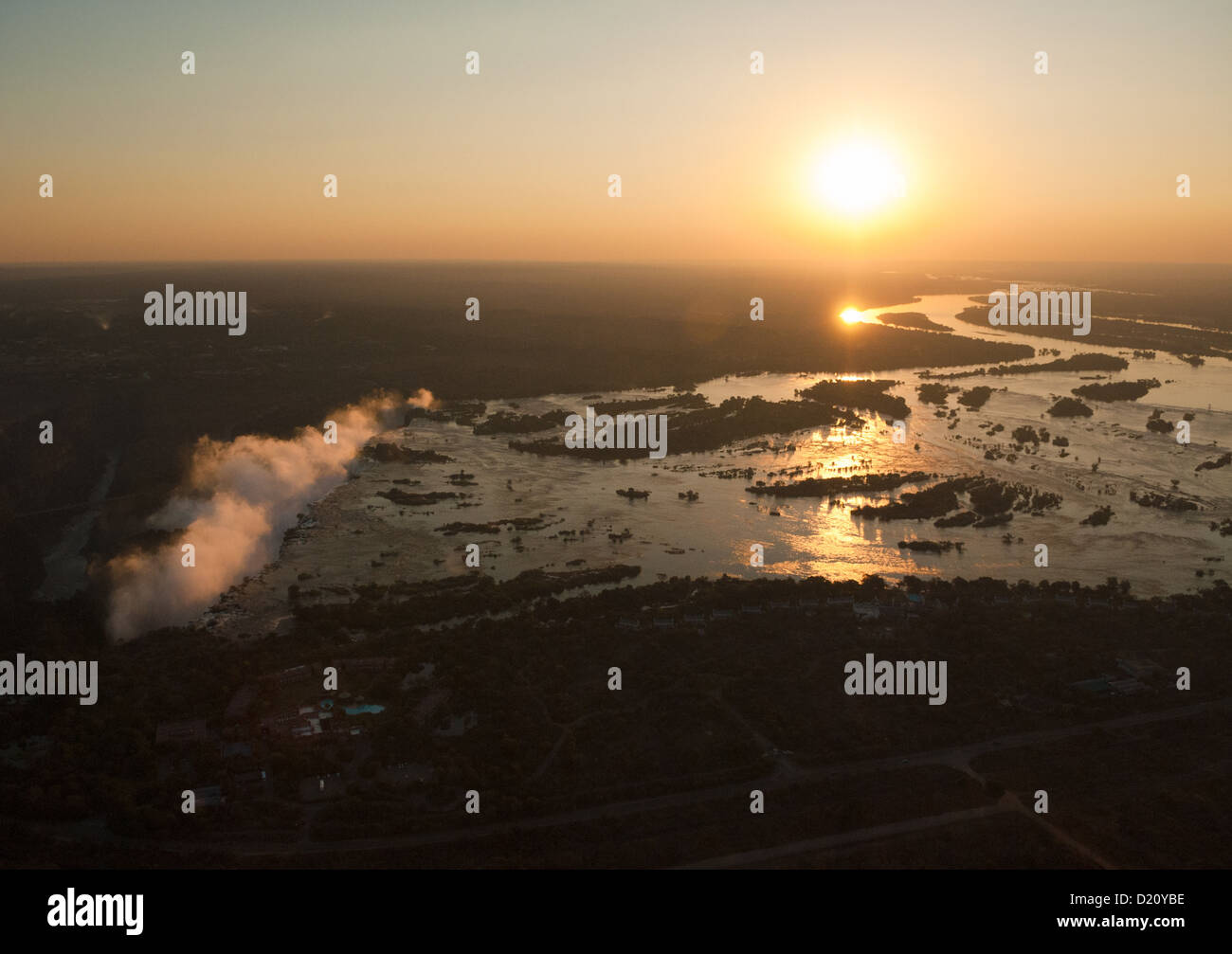 Victoria falls aerial view hi-res stock photography and images - Alamy
