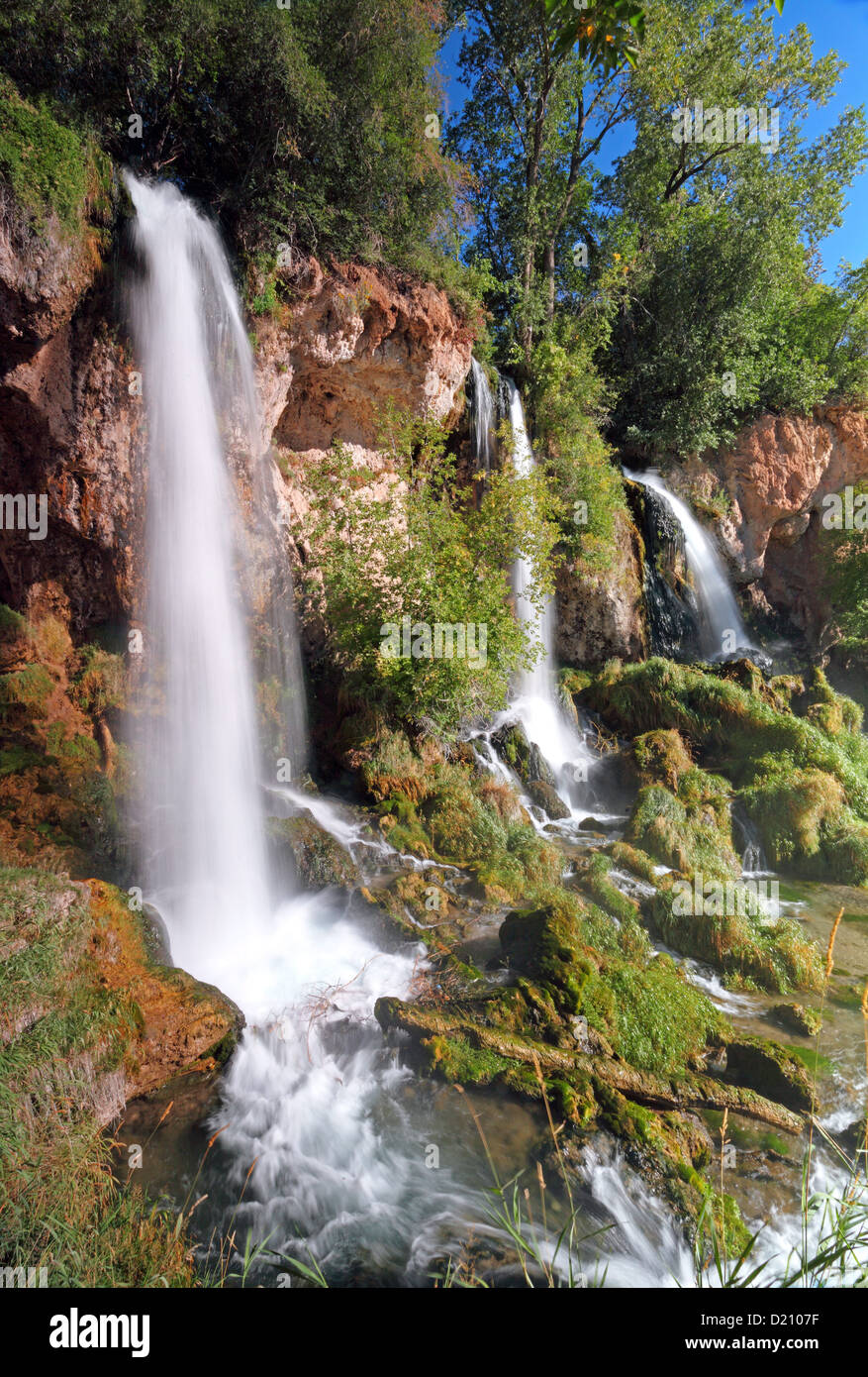 Rifle Falls, Rifle Falls State Park, CO, USA Stock Photo - Alamy