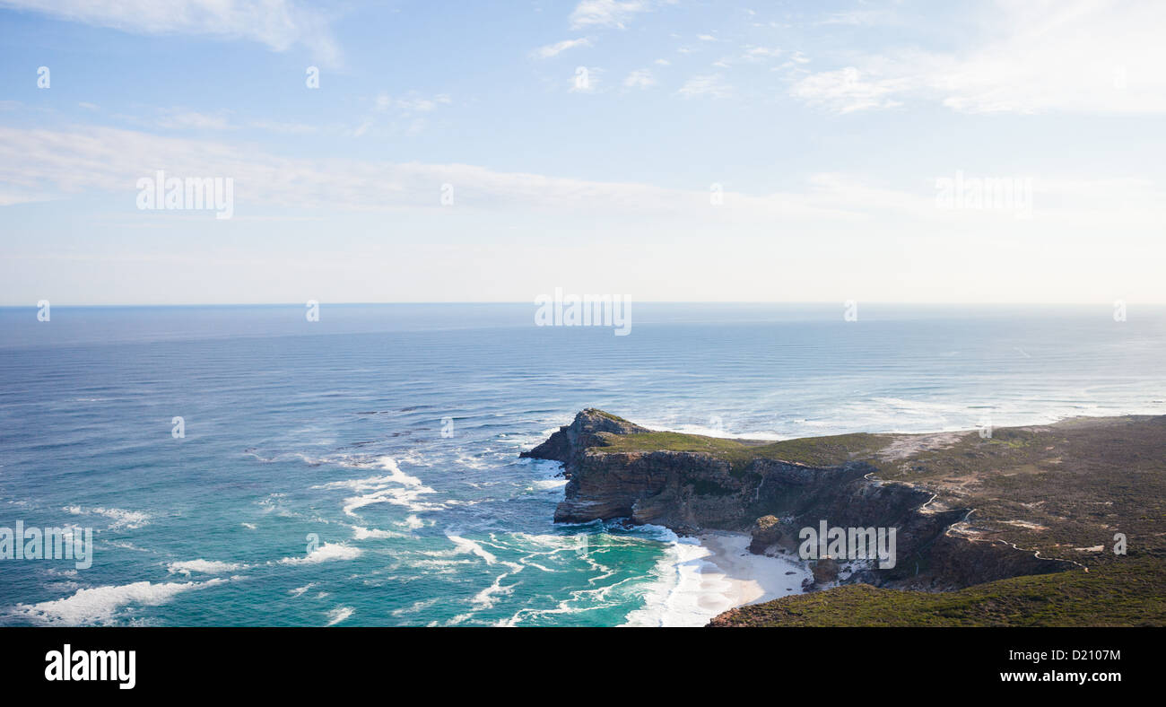 High angle view of Cape Point, South Africa Stock Photo - Alamy