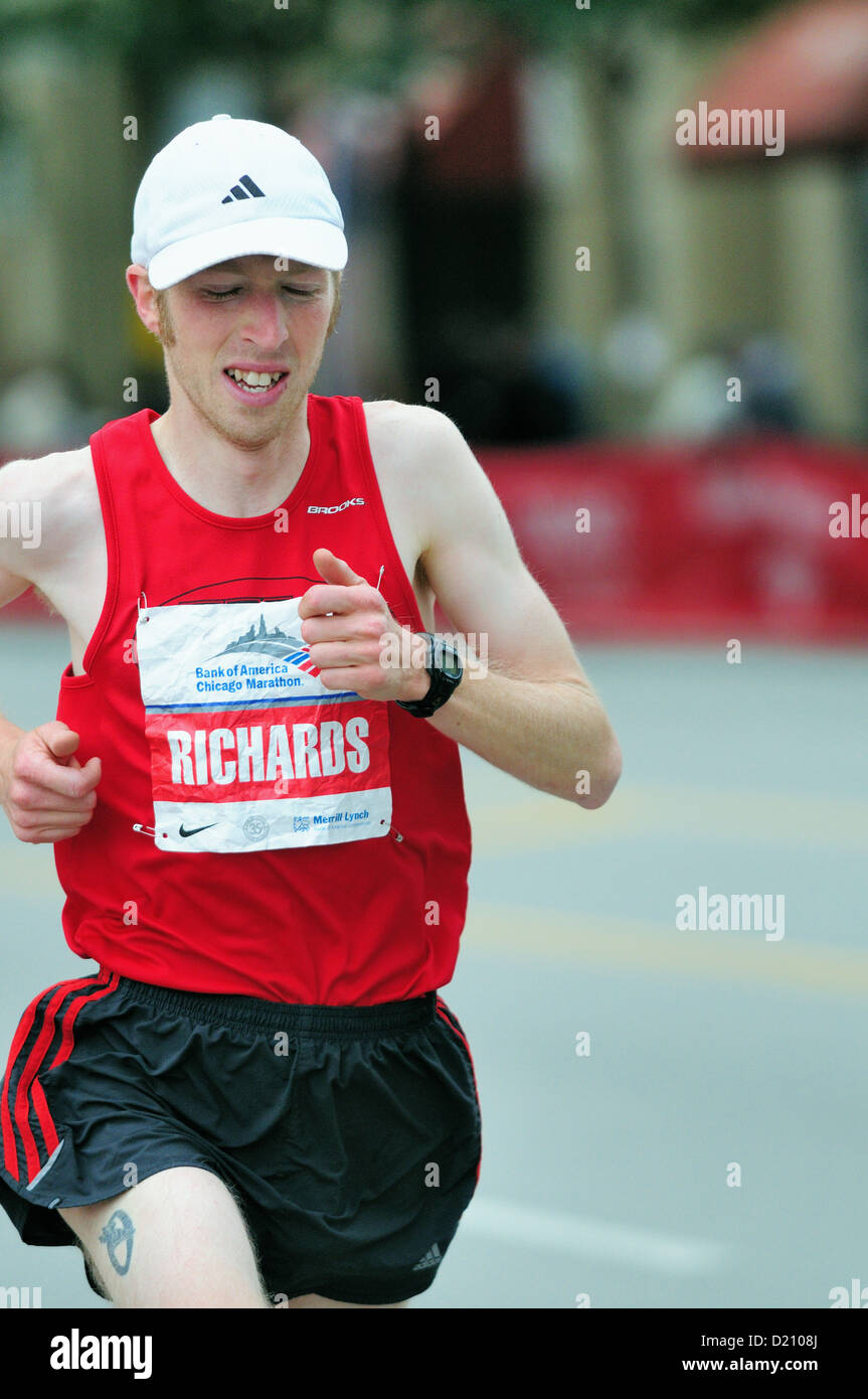 USA Illinois Chicago 2012 35th Chicago Marathon elite runner of United ...