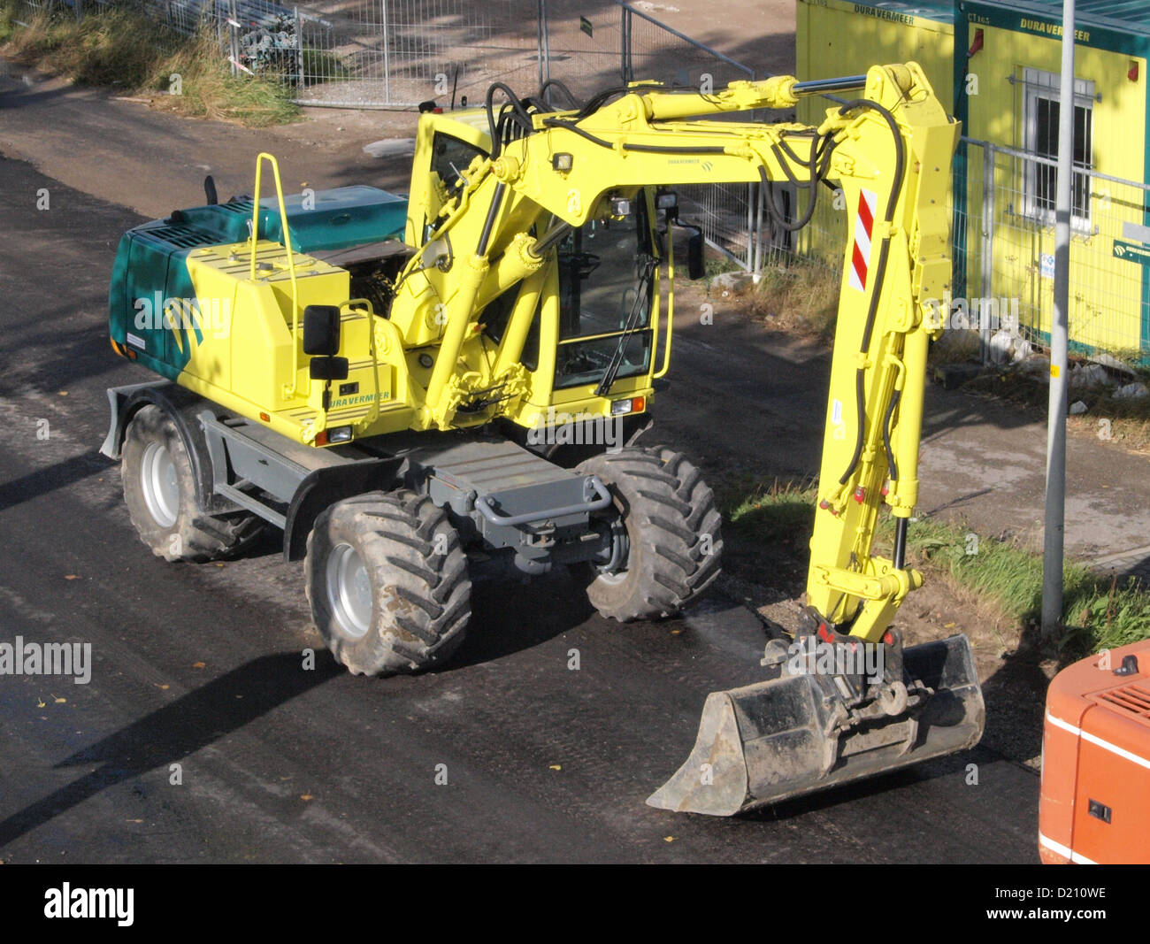 The Dura Vermeer excavator is a modern construction machine used for ...