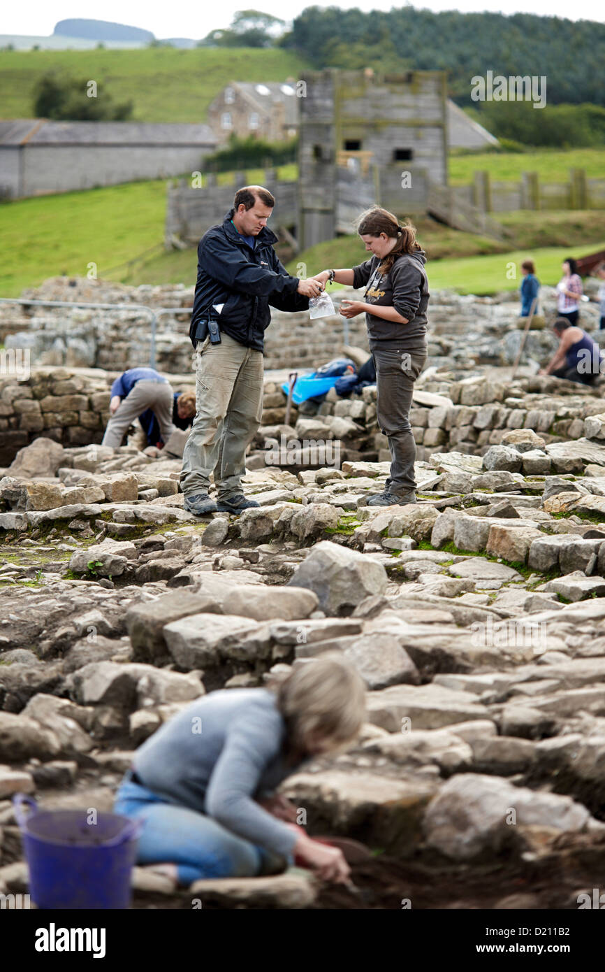Andrew Birley head of the Archaeological excavation Vindolanda with ...