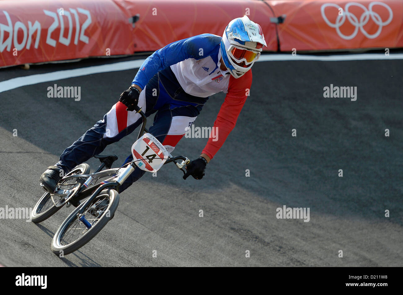 France's Quentin Caleyron. BMX Cycling Stock Photo - Alamy