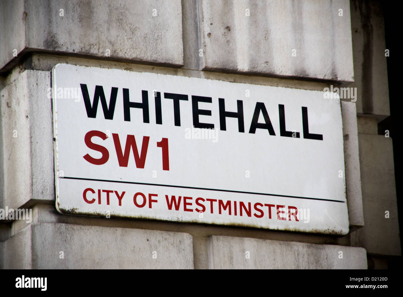 Whitehall sign hi-res stock photography and images - Alamy
