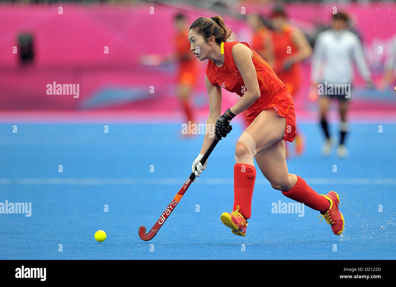 Li Hongxia (People's Republic of China). CHN Vs KOR Womens Hockey Stock ...