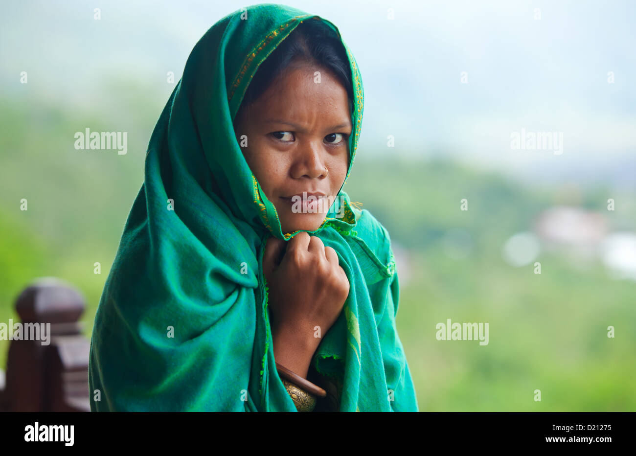 Portrait of south-east asian looking young woman Stock Photo - Alamy