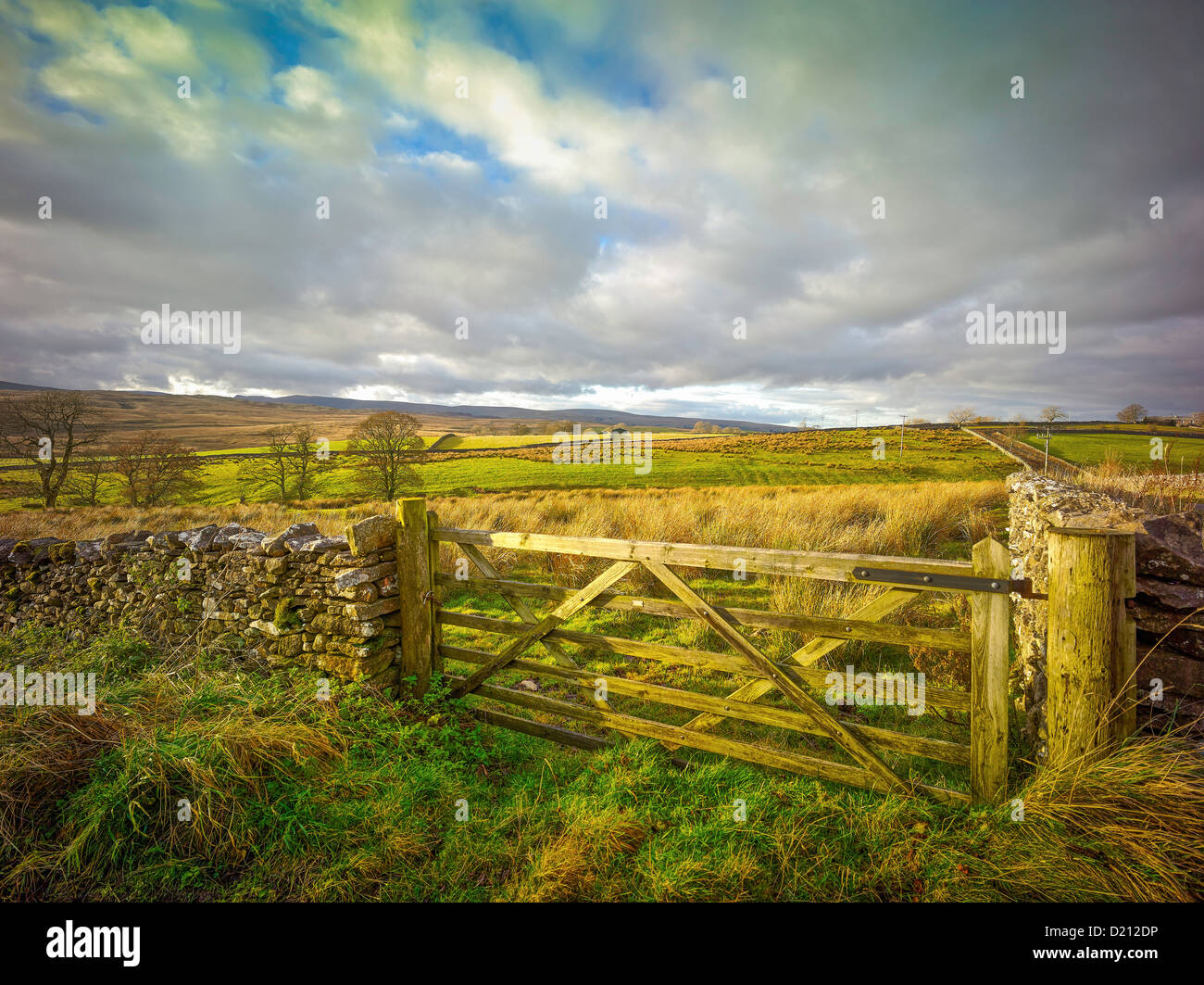 View Across Cumbrian Fells Stock Photo - Alamy