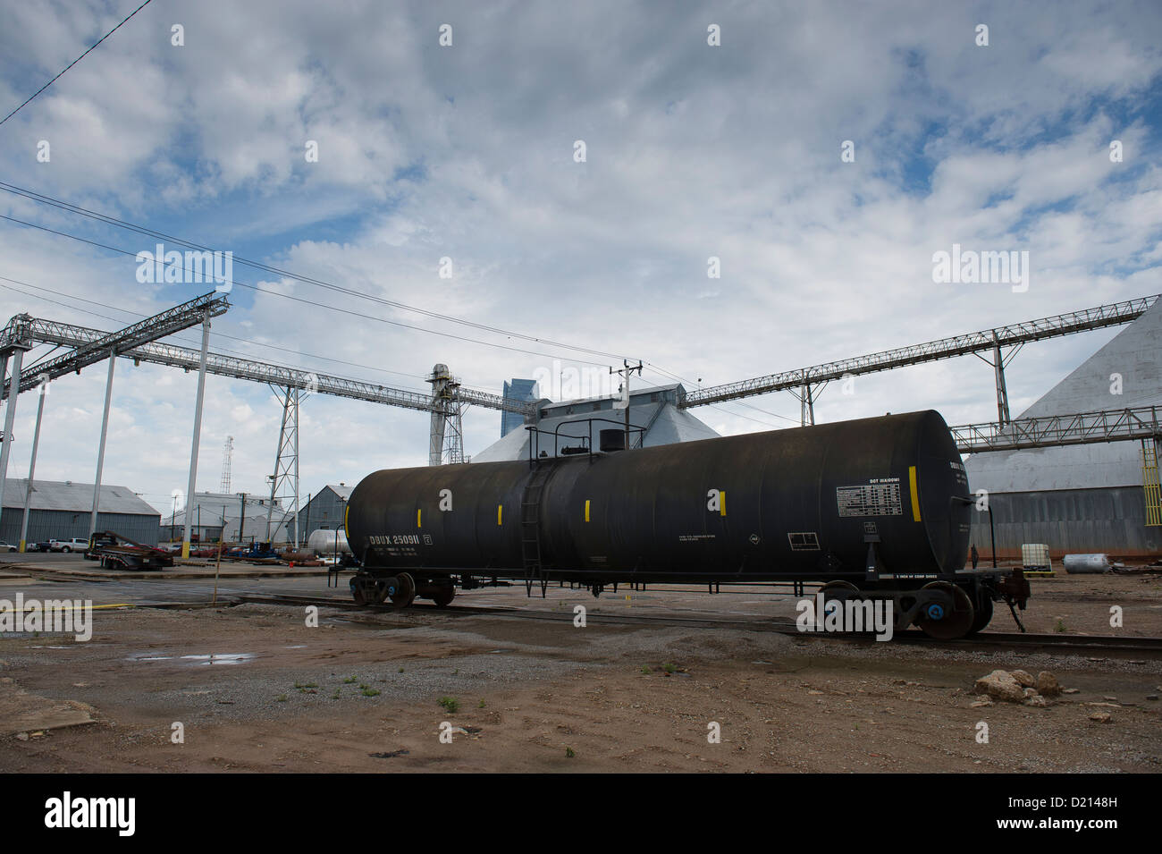 Canola oil is shipped from the PCOM crushing plant in downtown Oklahoma ...