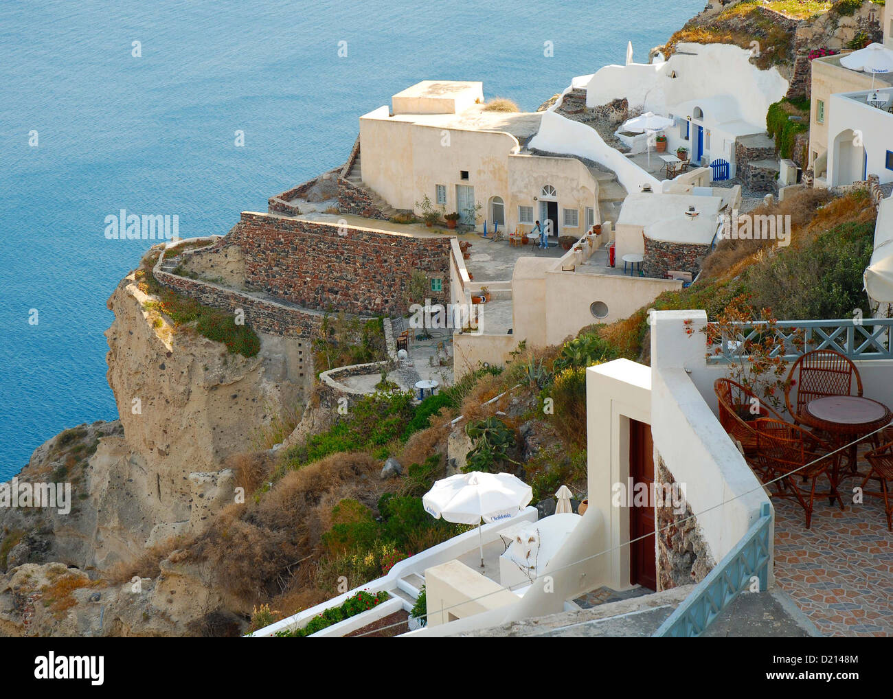 Santorini island thera view hi-res stock photography and images - Alamy