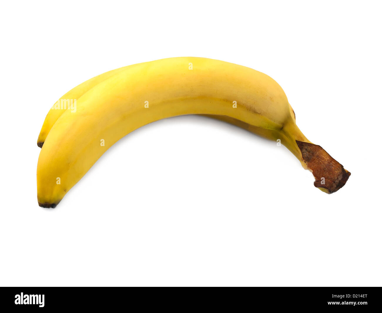 Bananas isolated on white background Stock Photo - Alamy