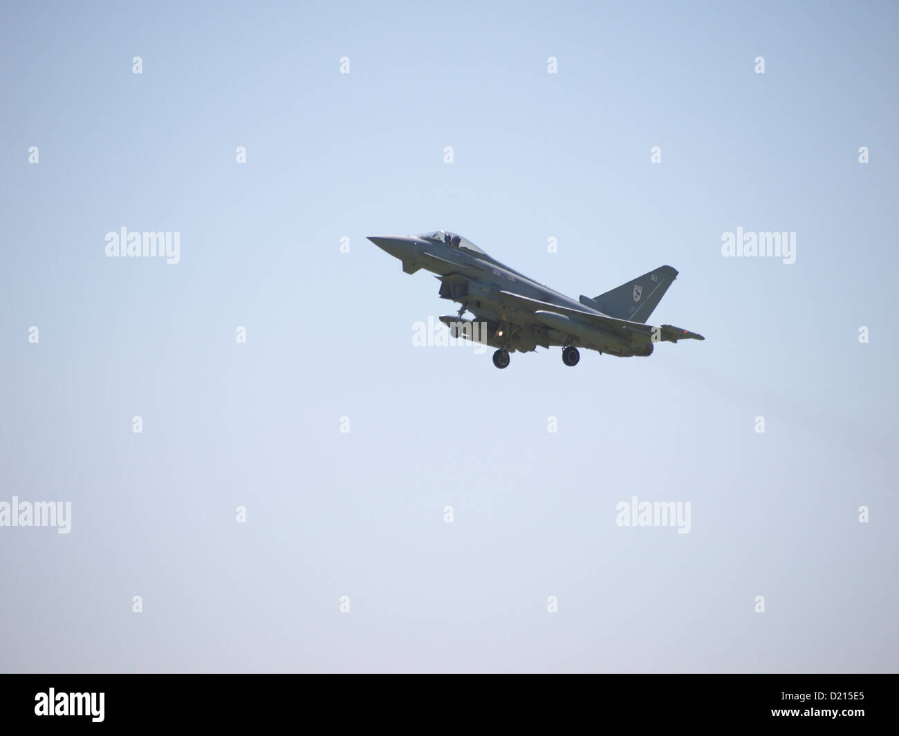 Typhoon taking off from Raf Conningsby Stock Photo - Alamy