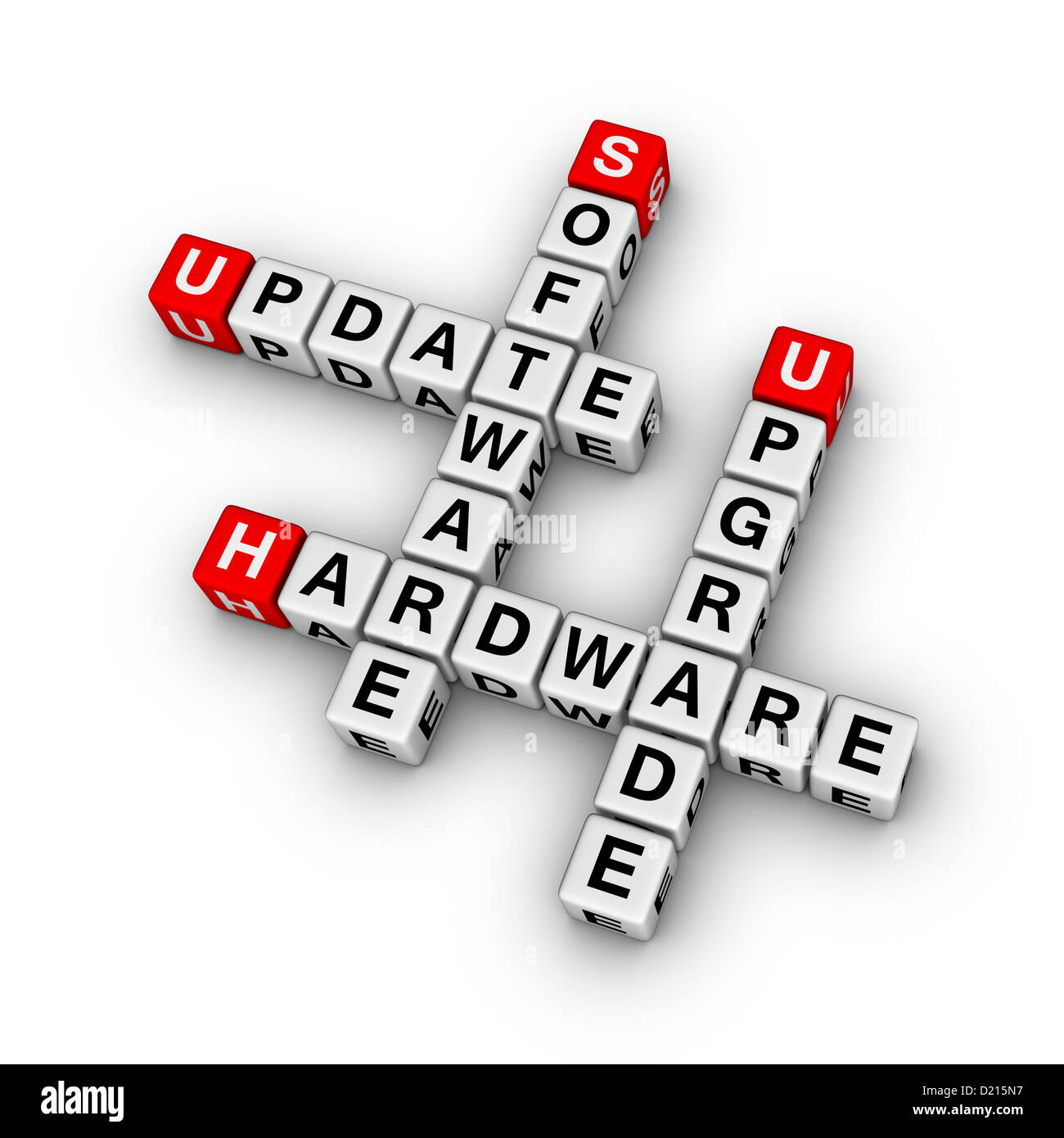 upgrade hardware and update software Stock Photo - Alamy
