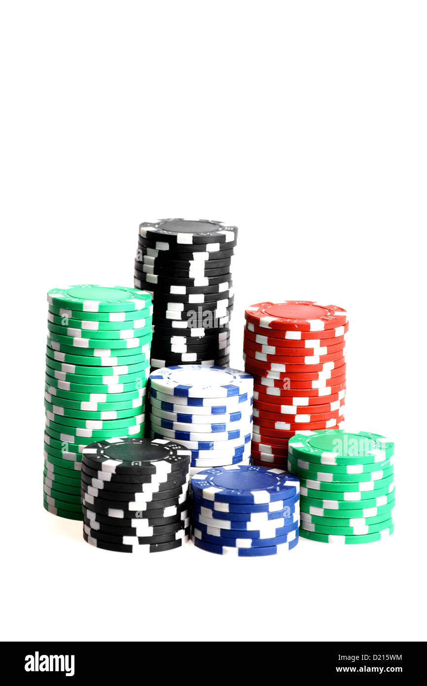 Poker table and player Cut Out Stock Images & Pictures - Alamy