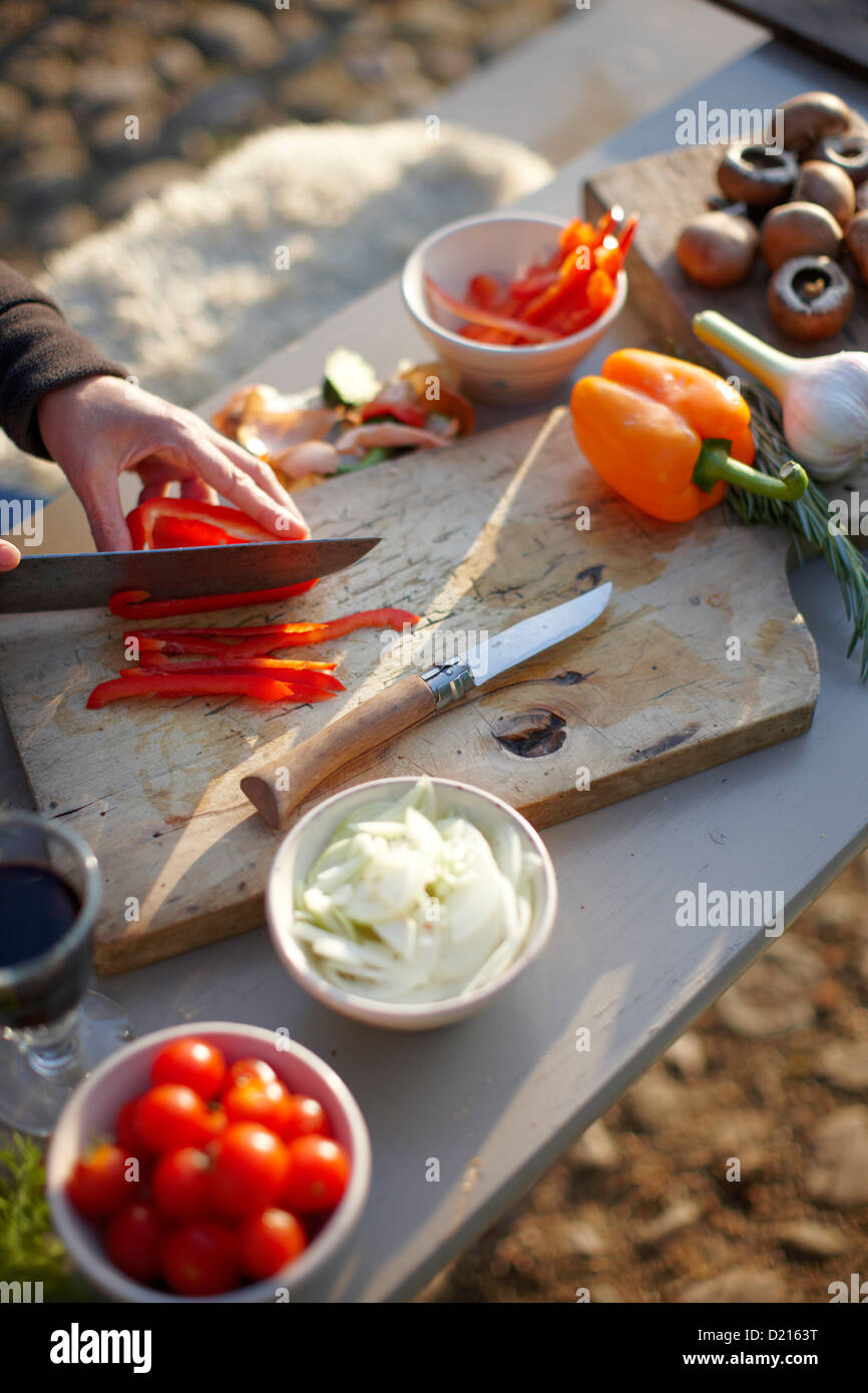 Vegetable strips hi-res stock photography and images - Alamy