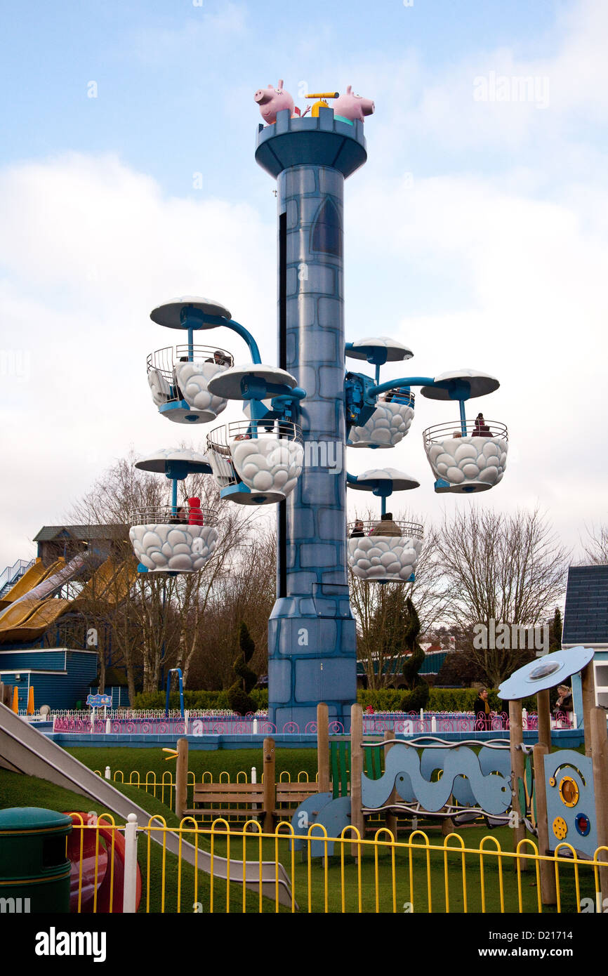 Windy Castle ride at Peppa Pig world, Paultons Park, Southampton ...