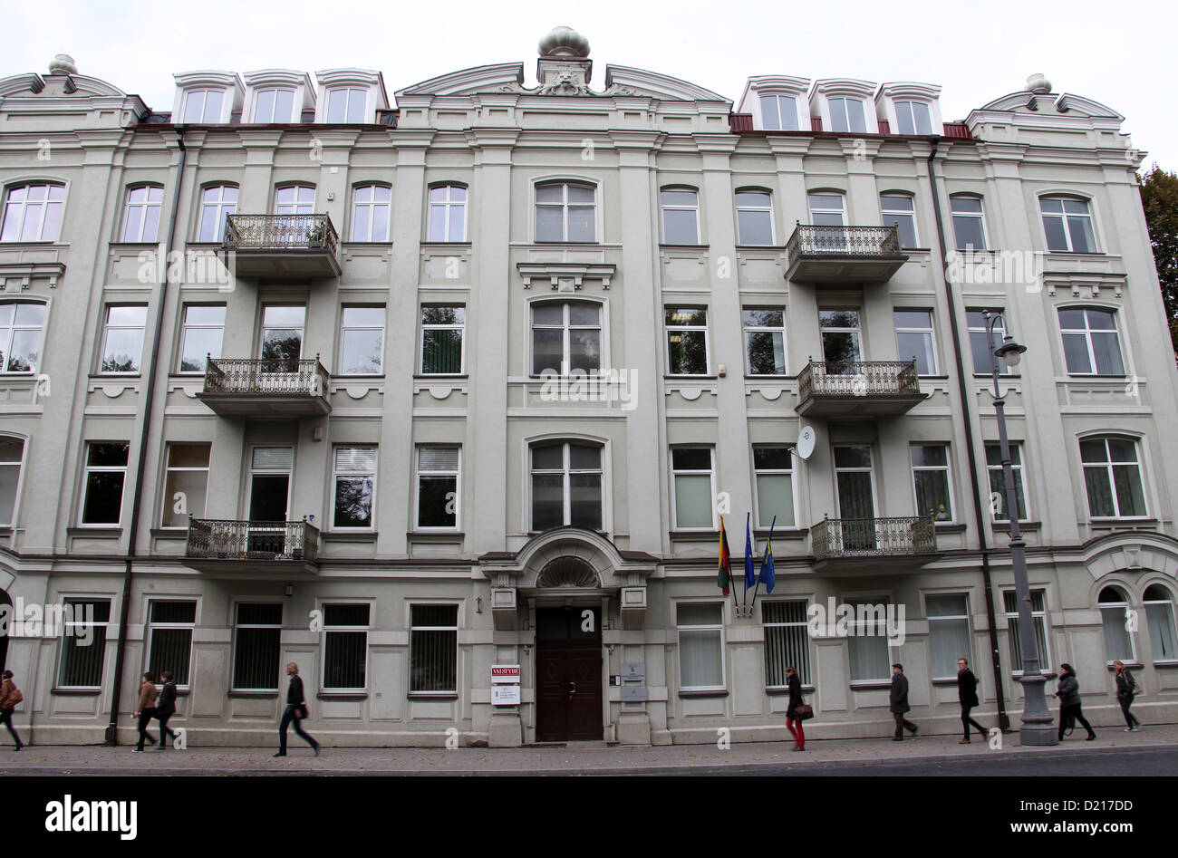 Typical Lithuanian Architecture in Vilnius Stock Photo - Alamy