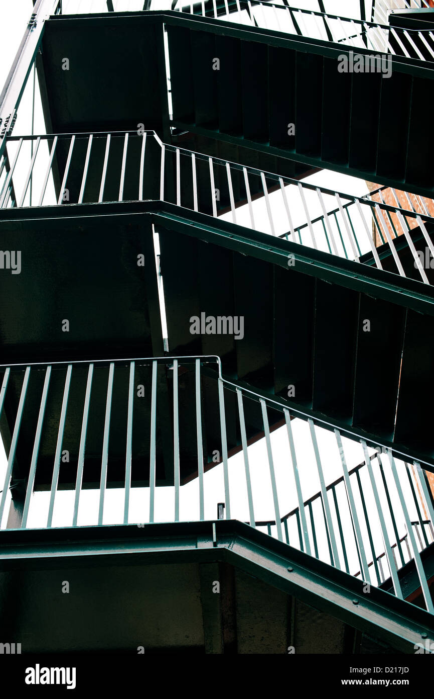 Fire escape steps stairs hi-res stock photography and images - Alamy