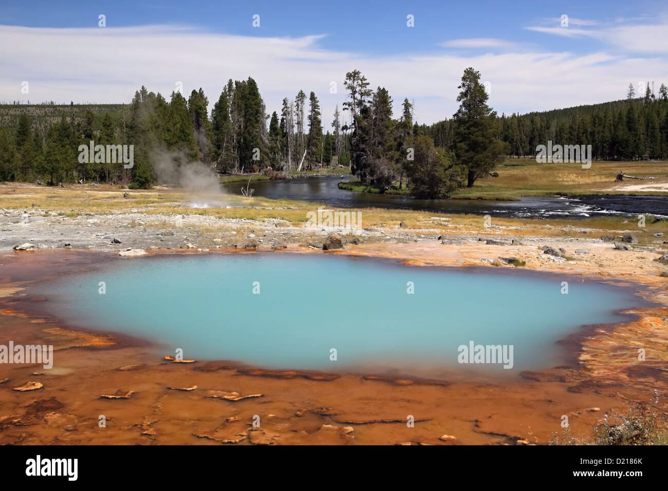 Yellowstone national park,Geyser Country Stock Photo - Alamy