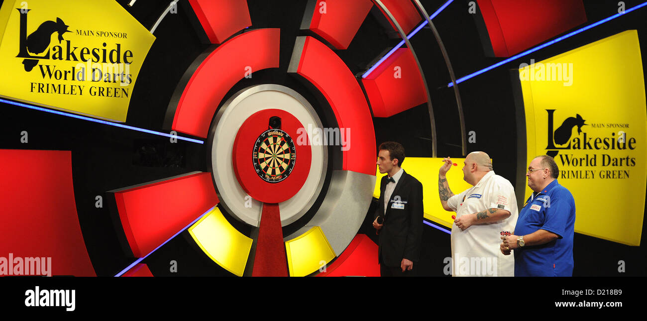 General view of the lakeside world professional darts championship hi ...