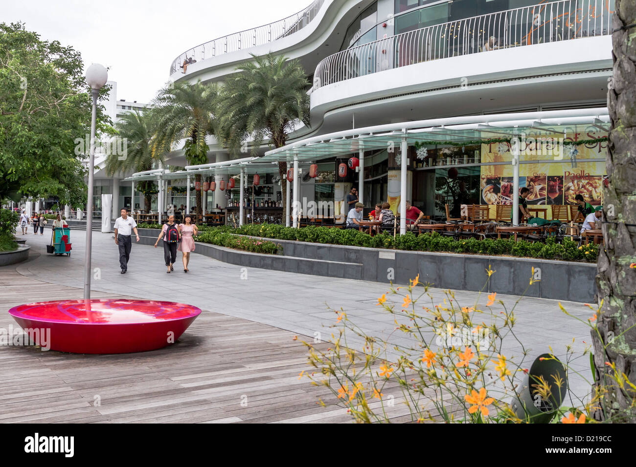 Vivo City shopping and entertainment complex complex taken from the ...