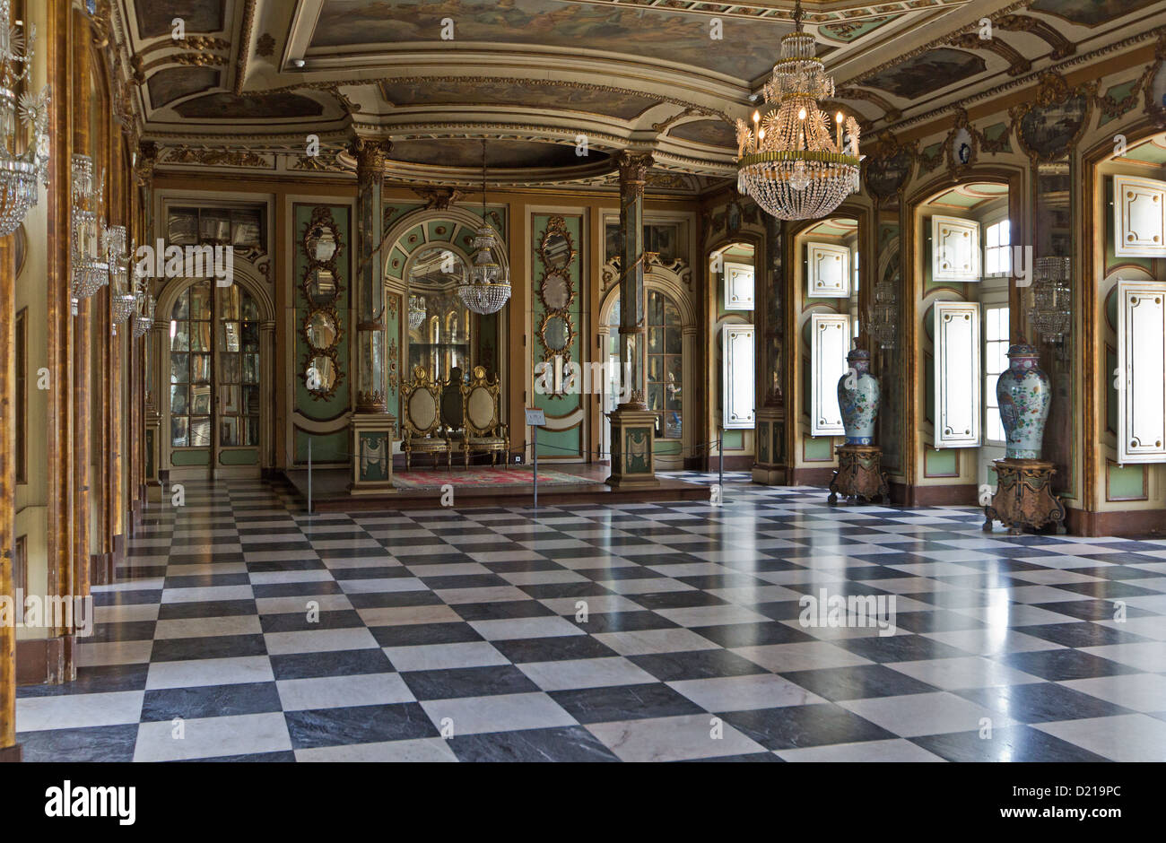 The ceiling ceiling and the front hall structure hi-res stock ...