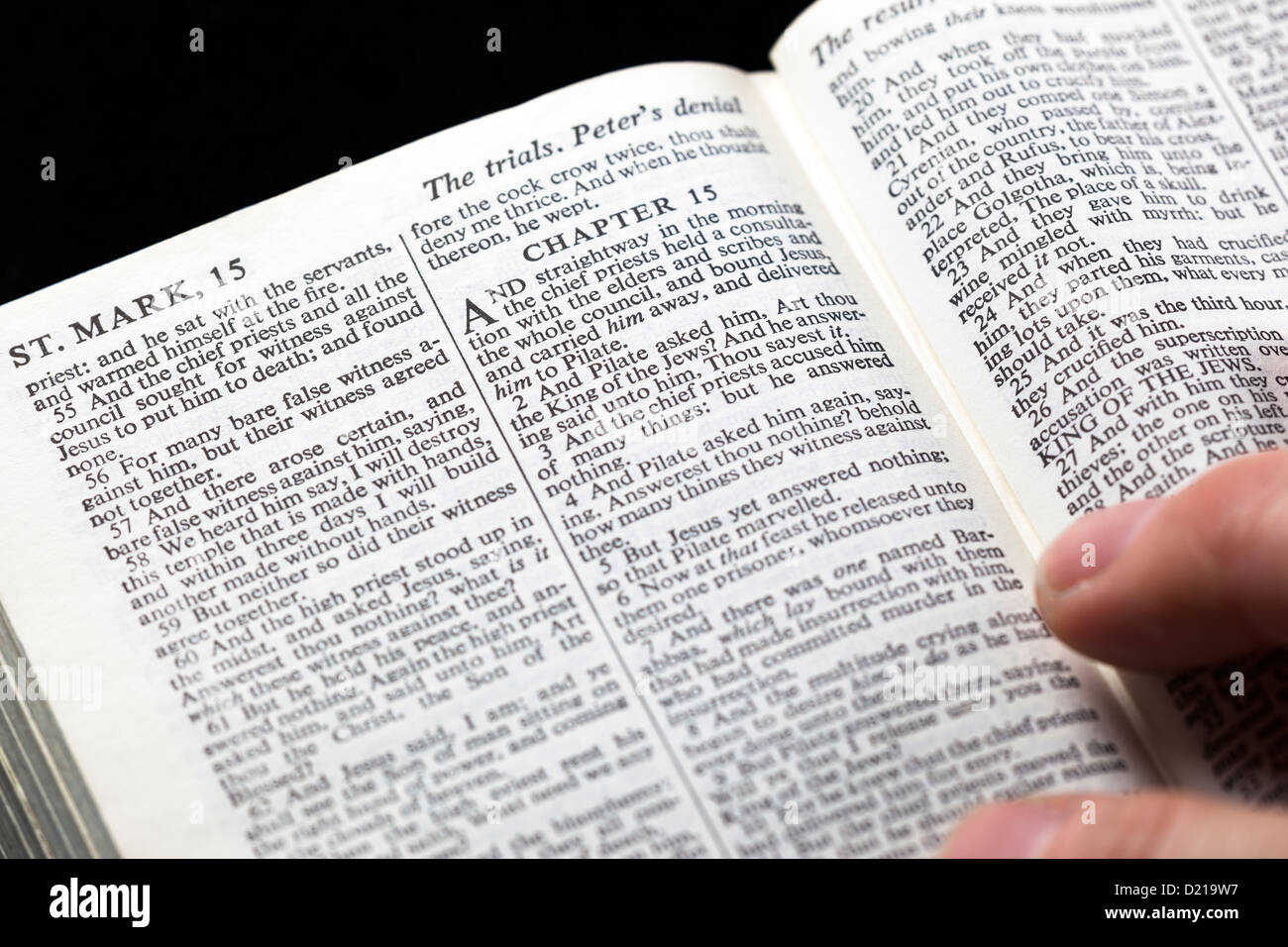 The Gospel According to Mark, Chapter 15. The Crucifixion of our Lord ...