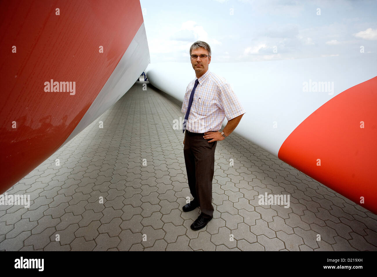 Bremerhaven, Germany, Lars Weigel, Managing Director of the company ...