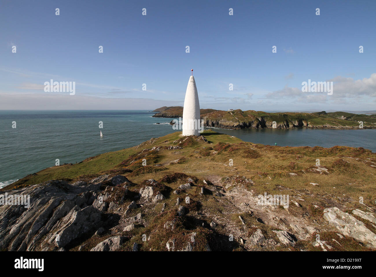 The Baltimore Beacon at Baltimore, County Cork Ireland Stock Photo - Alamy
