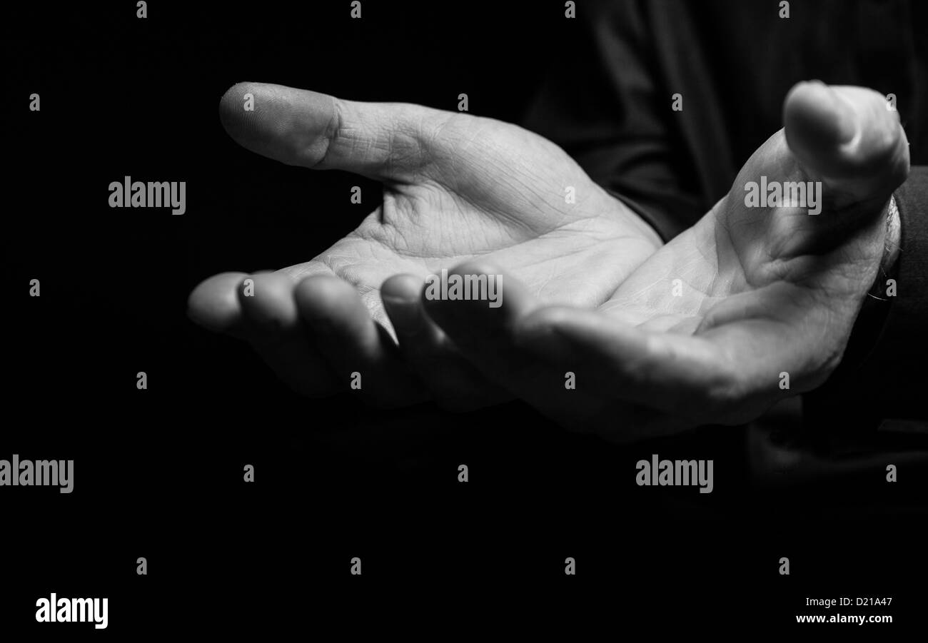 Palms Outstretched Stock Photos & Palms Outstretched Stock Images - Alamy