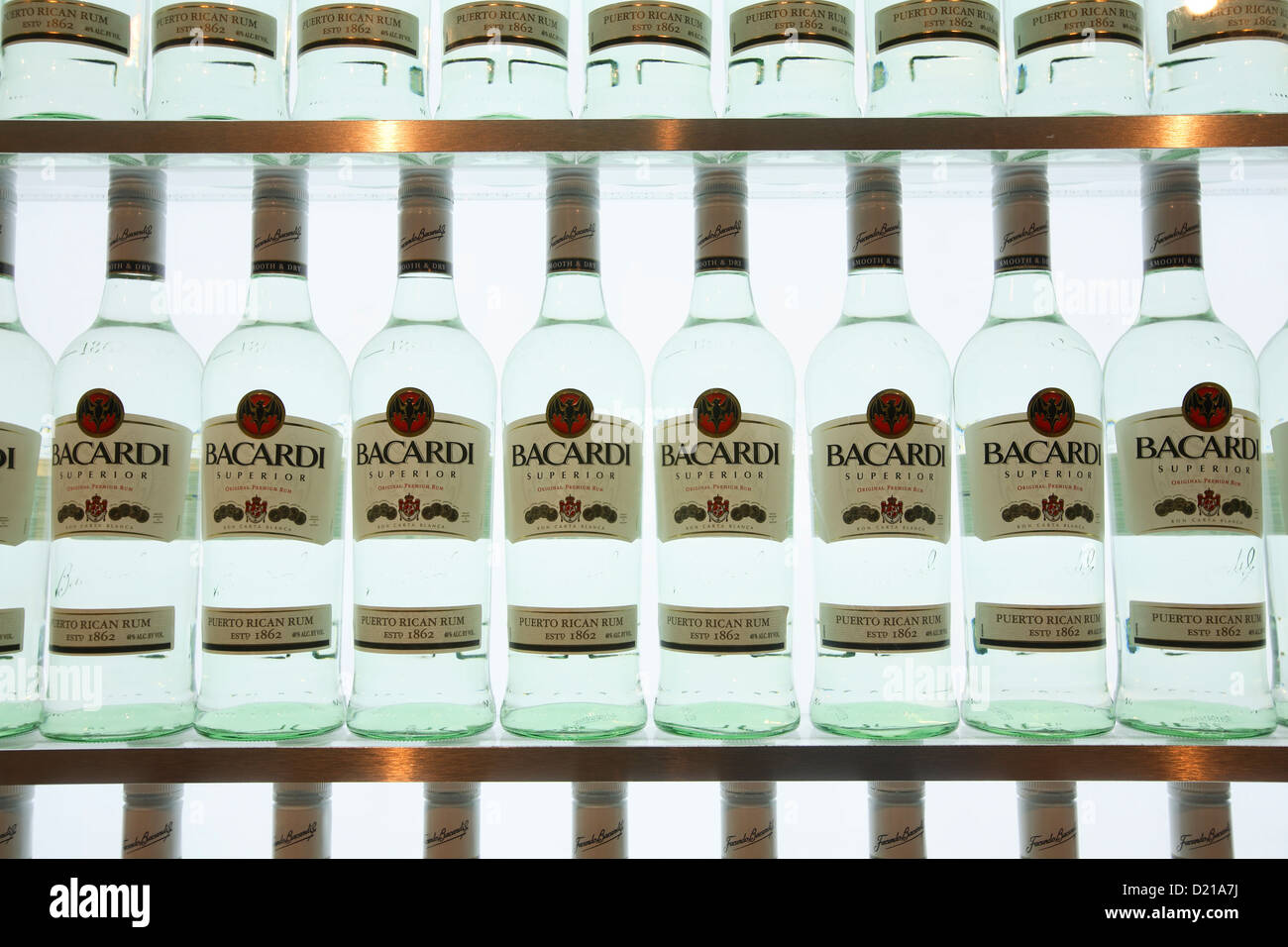 Bacardi rum bottles hi-res stock photography and images - Alamy