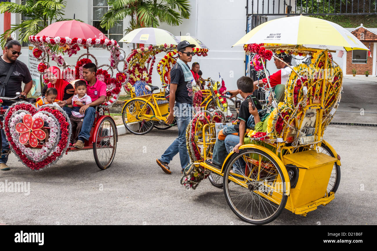 Decorated tricycles in melaka hi-res stock photography and images - Alamy