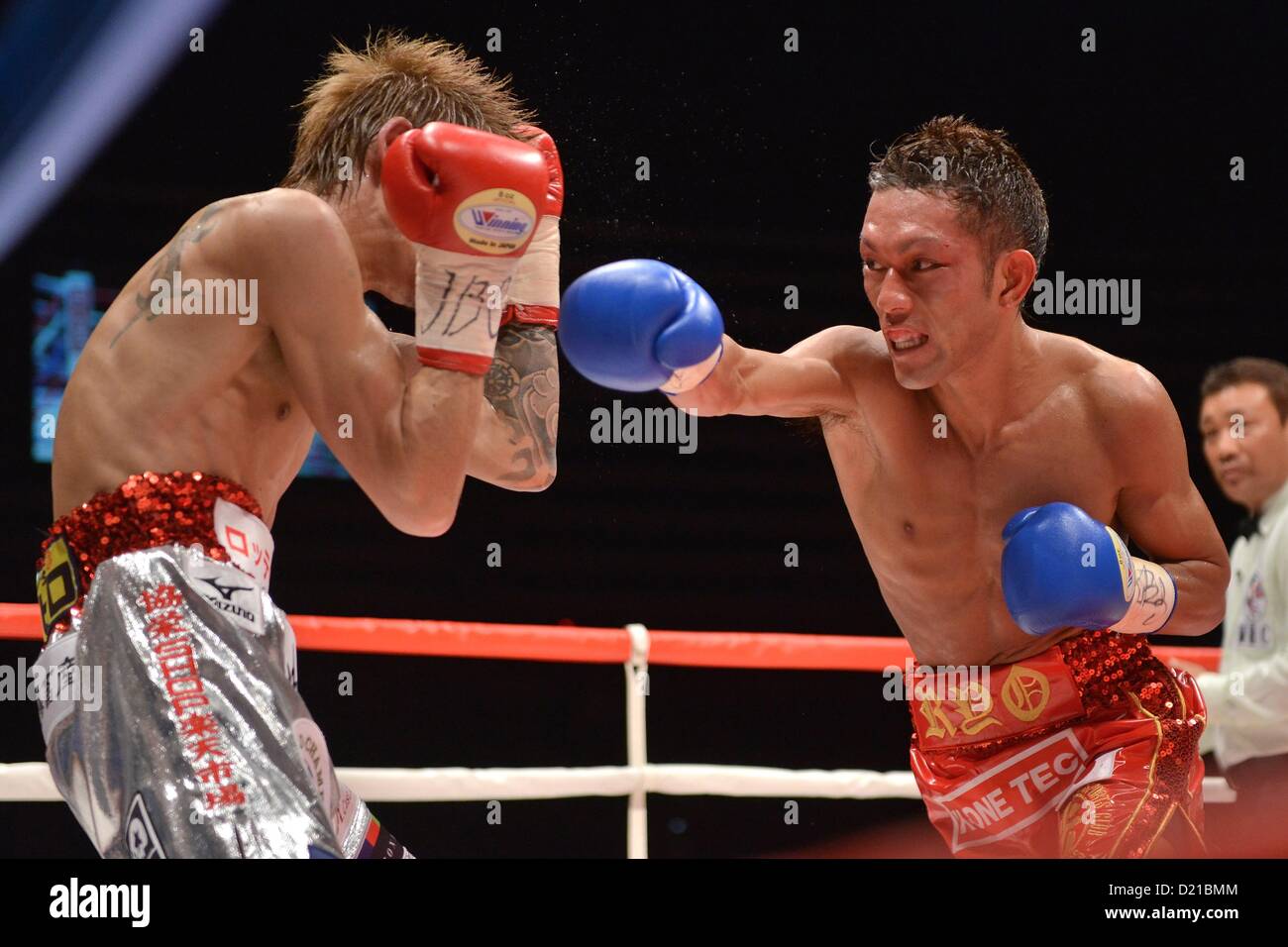 (L-R) Yota Sato, Ryo Akaho (JPN), DECEMBER 31, 2012 - Boxing : Ryo ...