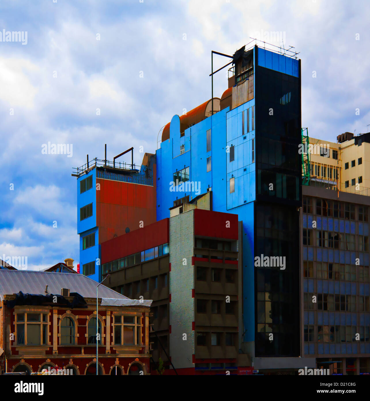 Urban colours of New Zealand Stock Photo - Alamy