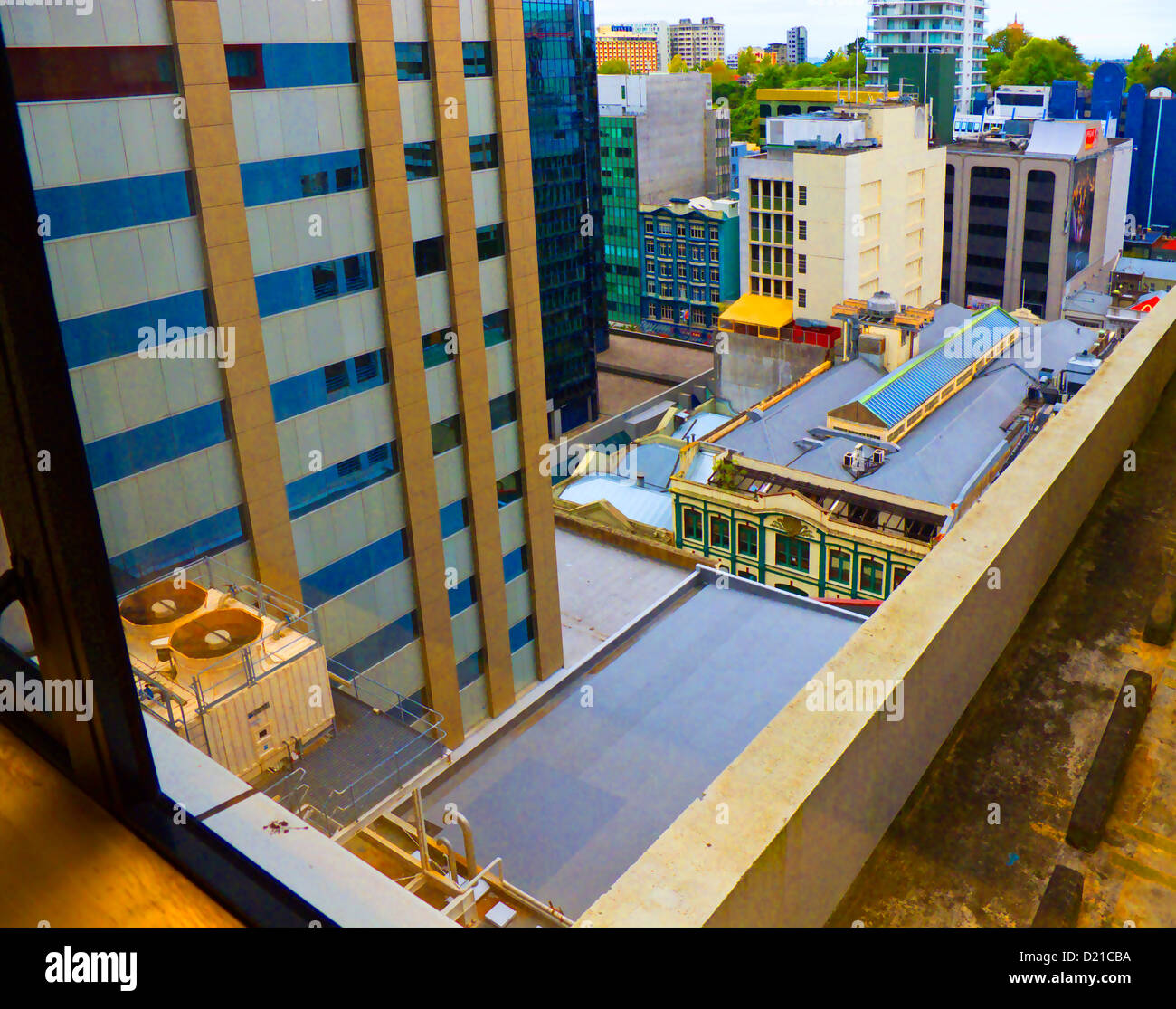 Urban colours of New Zealand Stock Photo - Alamy