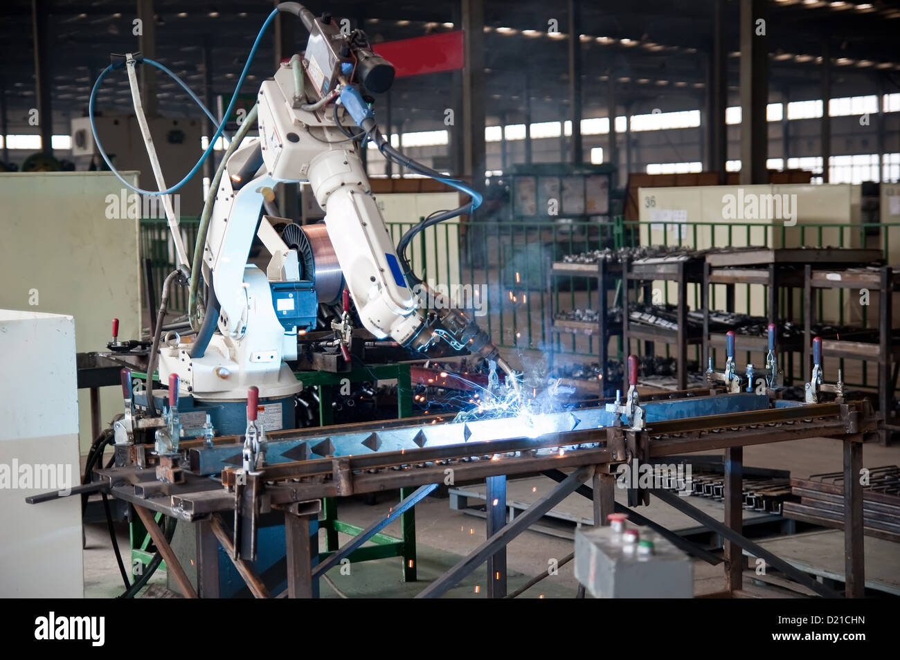 Burning robot hi-res stock photography and images - Alamy