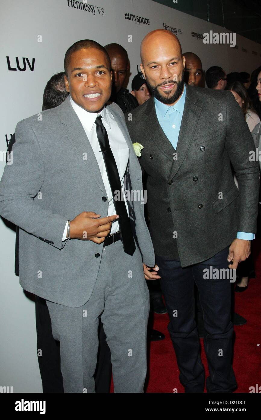 Jan. 10, 2013 - Los Angeles, California, U.S. - Sheldon Candis, Common ...
