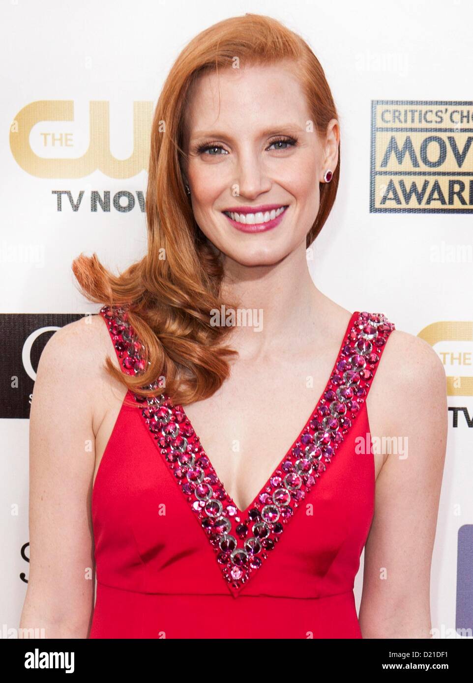 Jessica Chastain at arrivals for 18th Annual Critics' Choice Movie ...