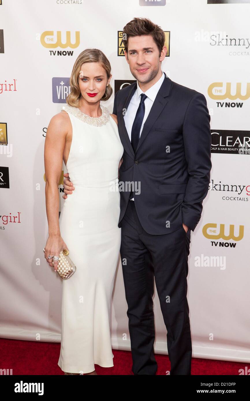 Emily Blunt, John Krasinski at arrivals for 18th Annual Critics' Choice ...