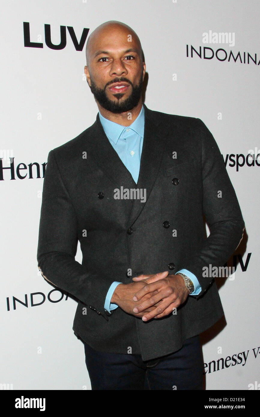 Jan. 10, 2013 - Los Angeles, California, U.S. - Common attends ''LUV ...