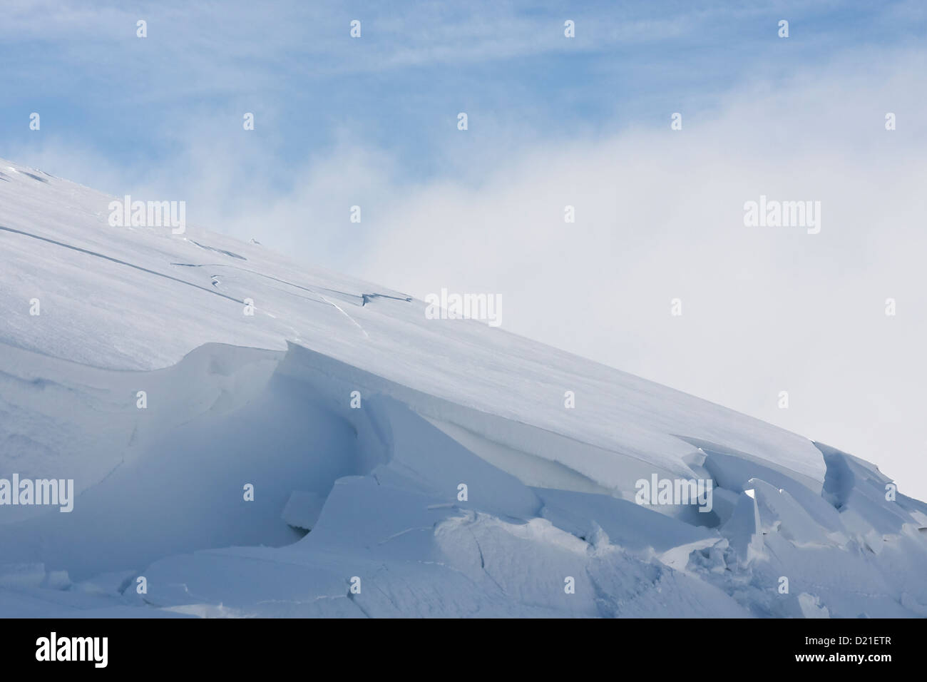 Blue winter landscape Stock Photo - Alamy