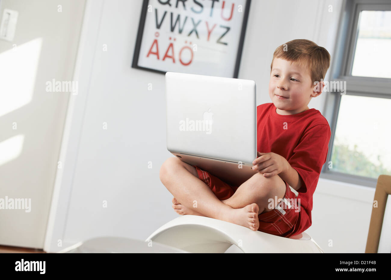 Children Laptop Alphabet High Resolution Stock Photography and Images ...