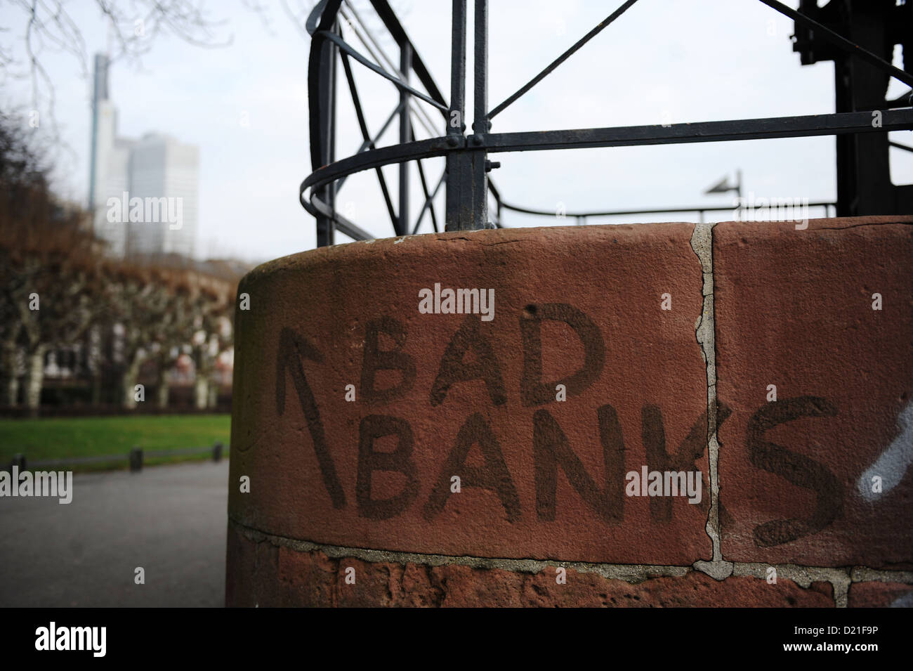 Picture of a graffiti in Frankfurt Stock Photo - Alamy