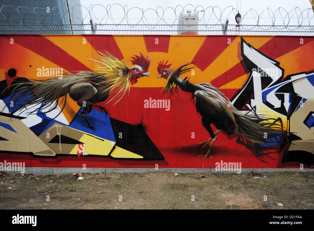 Picture of a Graffiti in Frankfurt Stock Photo - Alamy