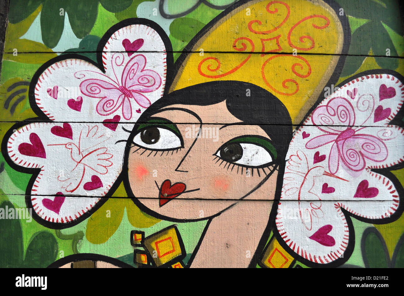 Ciudad de Panamá (Panama): drawing at Vintage shop, Casco Viejo Stock ...