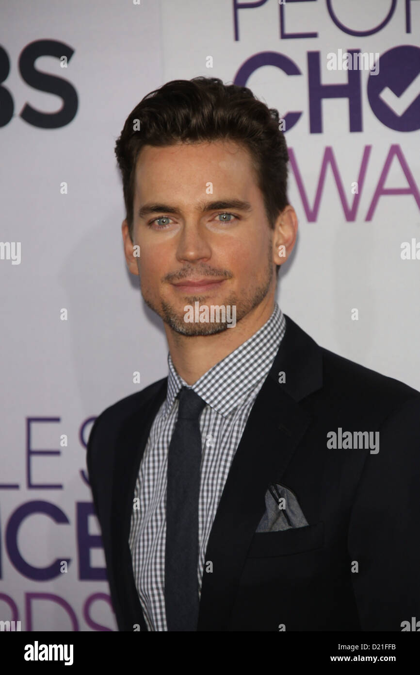 Actor Matt Bomer arrives at the 39th Annual People's Choice Awards at ...