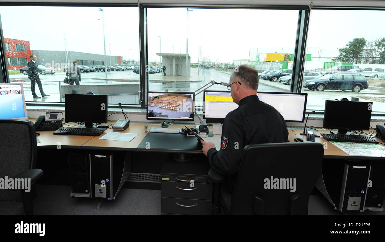 A judicial officer sits in the headquarters of the new penitentiary in ...