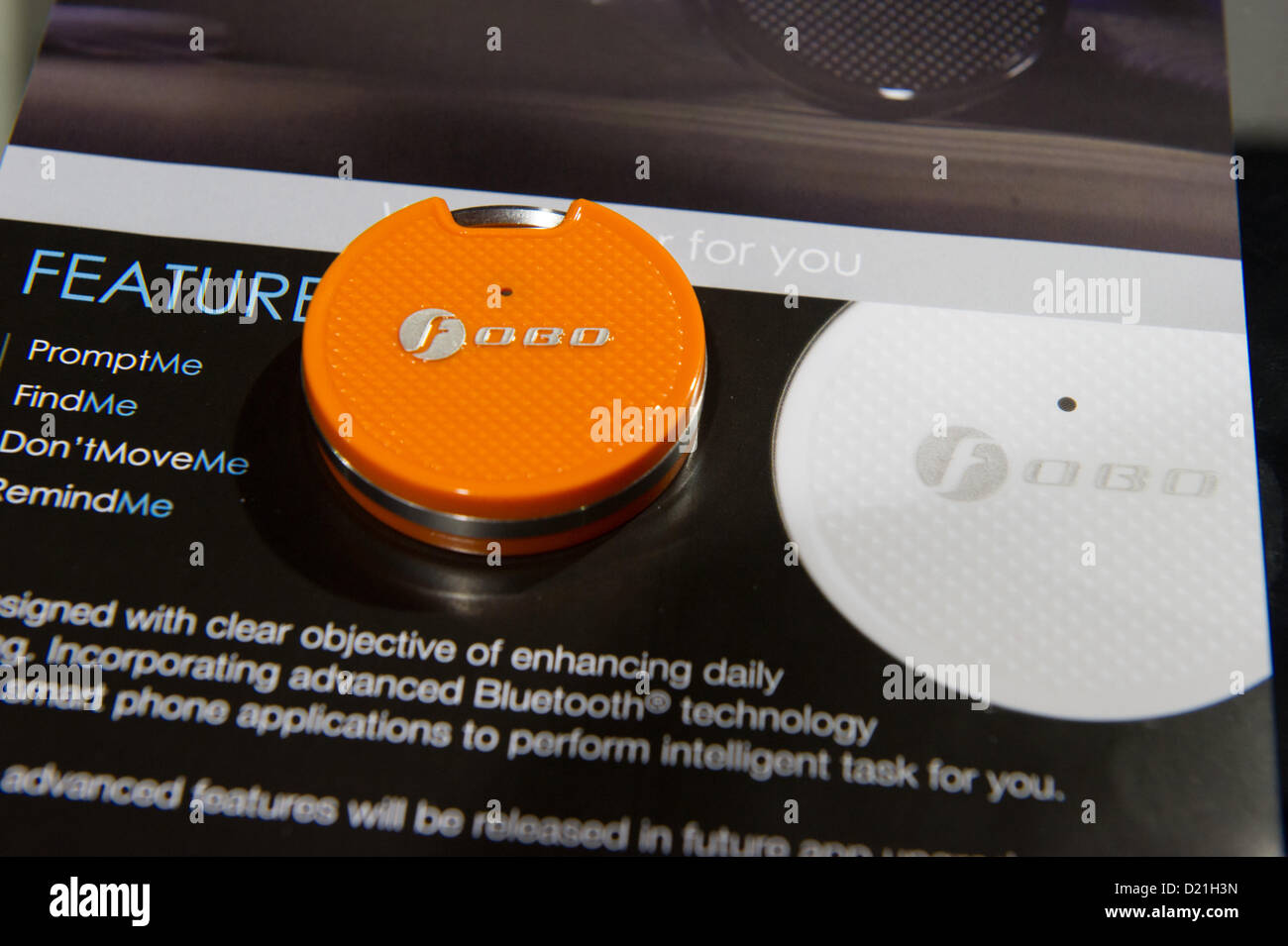 Las Vegas, US - 2013-01-09. The Fobo property tracker. Fobo uses ...