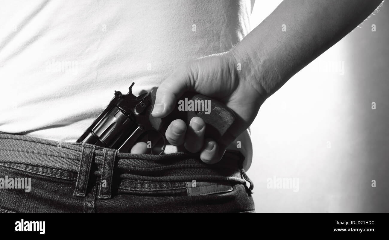 Middle aged man revolver hi-res stock photography and images - Alamy