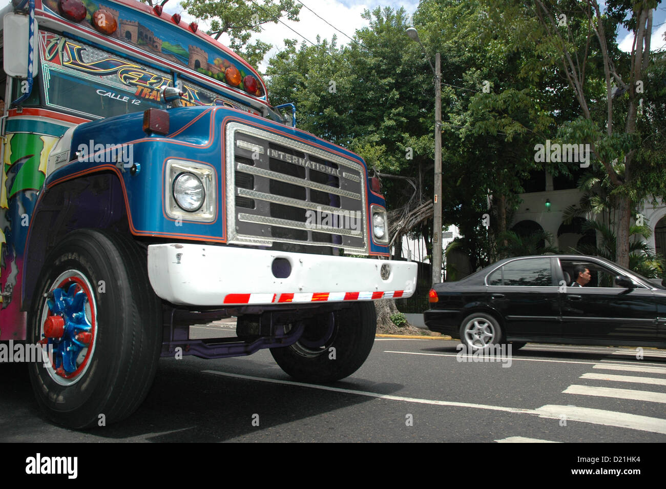 Ciudad de Panamá (Panama): public bus Stock Photo - Alamy