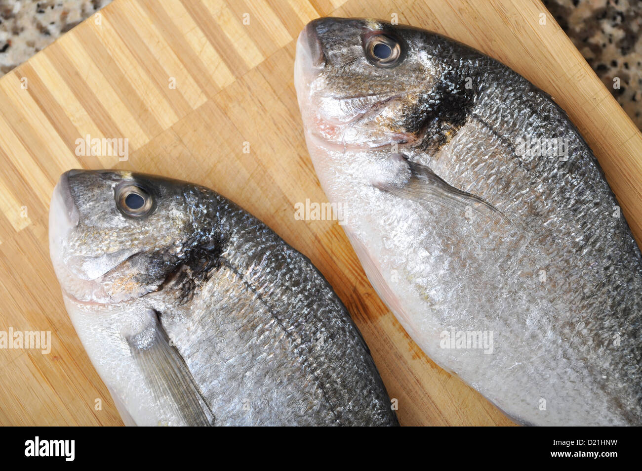 Ready to cook fresh fish Stock Photo - Alamy